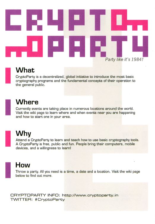 Catching up with CryptoParty Belfast | post381